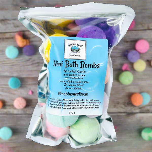 Assorted Mini Bath Bombs – Robin's Nest Soap Company