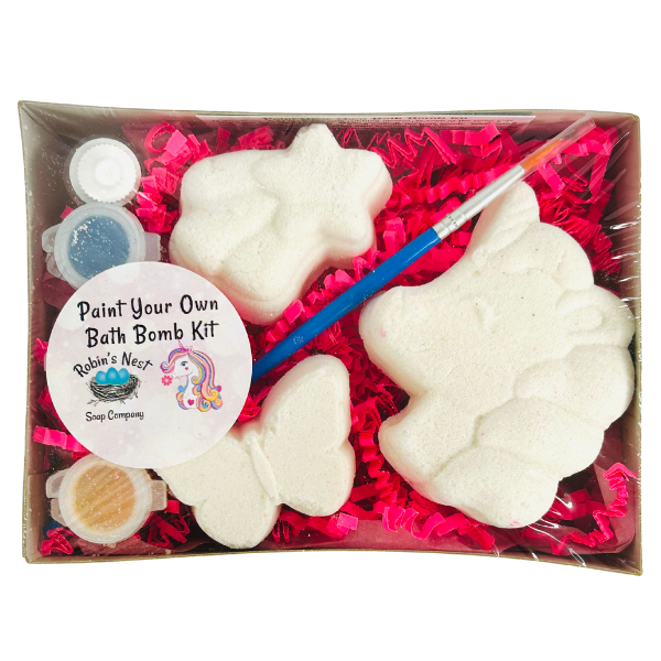 Paint Your Own Bath Bomb Kit – Robin's Nest Soap Company